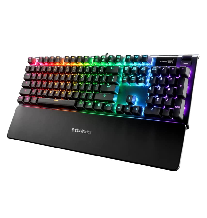Gaming Keyboard – Black | SteelSeries Apex 5 Series – Hybrid Mechanical ...