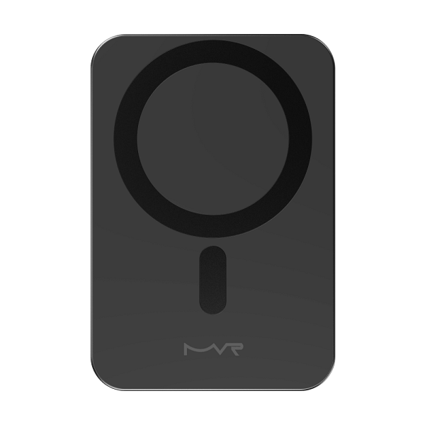 Slim Snap 2.0 5000mAh MagSafe MVR Power Bank - Black | Wireless Qi ...